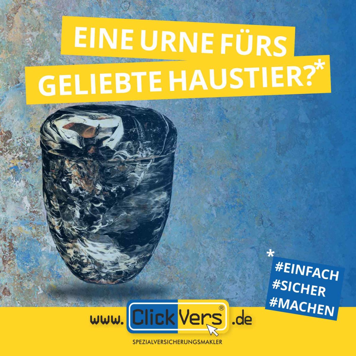 Handgemalte Urnen fürs Haustier. Was es alles gibt… - ClickVers.de